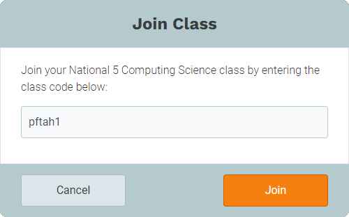 Joining Classes - ACHIEVE